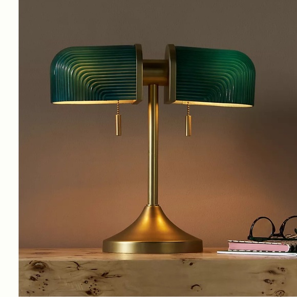 Anthropologie | Accents | Anthropologie Ashby Chic Green And Gold Table ...